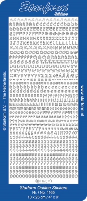Stickers Alphabet 7 Small Letters And Numbers Zilver stickers-alphabet-7-small-letters-and-numbers-zilver